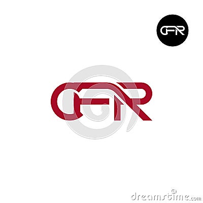 Letter CFR Monogram Logo Design Vector Illustration | CartoonDealer.com ...