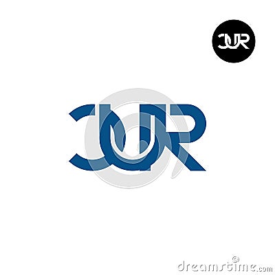 Letter CUR Monogram Logo Design Vector Illustration | CartoonDealer.com ...