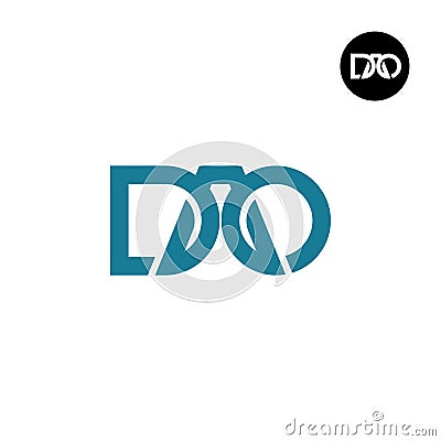 Letter DAO Monogram Logo Design Vector Illustration | CartoonDealer.com ...