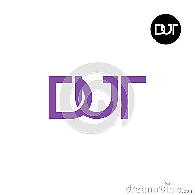 Letter DUT Monogram Logo Design Vector Illustration | CartoonDealer.com ...