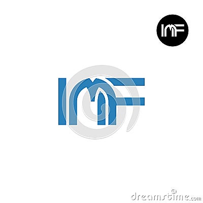 Letter IMF Monogram Logo Design Vector Illustration | CartoonDealer.com ...