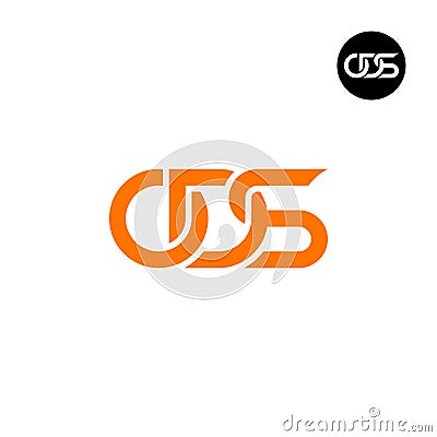 Letter ODS Monogram Logo Design Vector Illustration | CartoonDealer.com ...