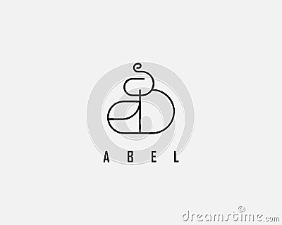 Logo Name Abel Usable Logo Design For Private Logo, Business Name Card ...