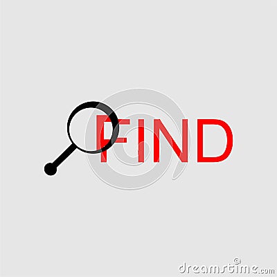 New Finding Logo Vector Illustration | CartoonDealer.com #235767954
