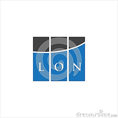 LON Letter Logo Design On WHITE Background. LON Creative Initials ...