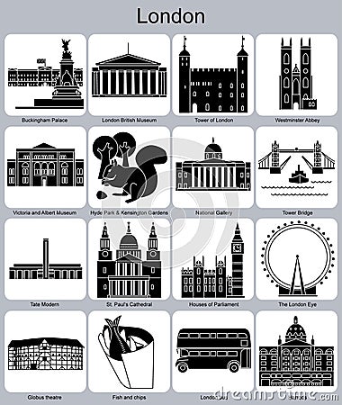 London Icons Stock Photo - Image: 35385510