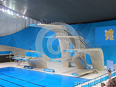 2012 London Olympics Diving High Dive Board Editorial Stock Photo ...