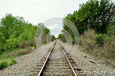Lonely Tracks Stock Photography - Image: 16553462