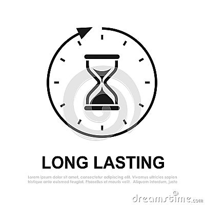 Long Lasting Effect Icon Cartoon Vector | CartoonDealer.com #347205621