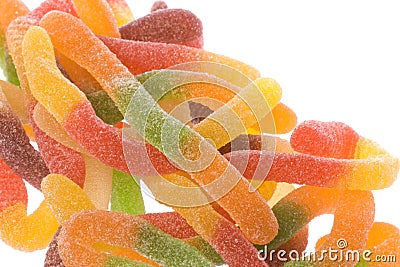 Long Sugar Jelly Sweets Stock Photo - Image: 5857780