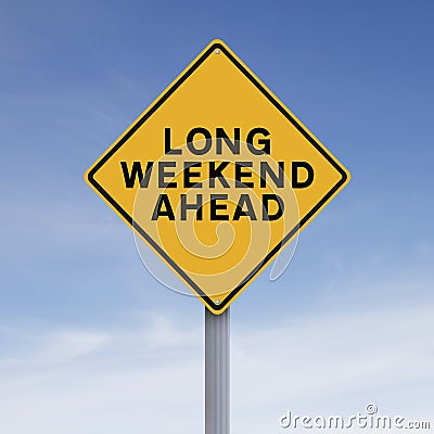Long Weekend Ahead Stock Photo - Image: 57822917