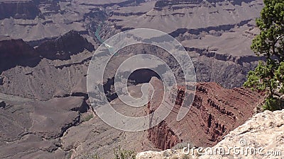 Arizona, Grand Canyon, Looking Down at the Bottom of the Grand Canyon ...