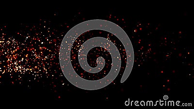Loop Abstract Particles Flow from Left To Right Background Stock Video ...