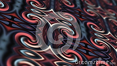 Loop Animation of Abstract Vintage Retro Art Dynamic Transformation ...