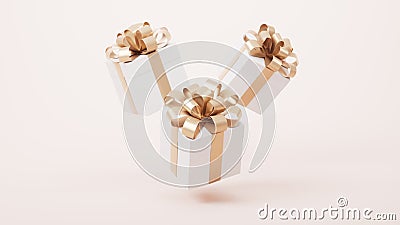 Loop Animation of Gift Boxes, 3d Rendering Stock Footage - Video of ...