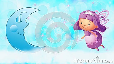 LOOP ANIMATION, LULLABY BACKGROUND.AUTHOR S ANIMATION Stock Footage ...