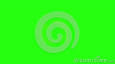 Loop Animation Spark on Green Screen Background Stock Video - Video of ...