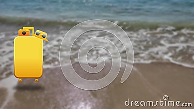 Loop Animation of Virtual Reality Icon Isolated on White Background ...