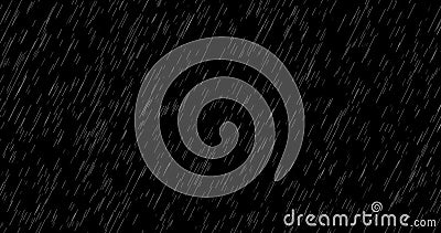 Loop Falling Rain Background Stock Footage - Video of natural, seamless ...