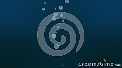 Loopable 3D Animation of a Bubbles Rising Upwards and Expanding. with ...