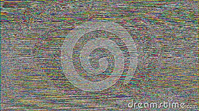 Loopable Holographic Texture. Trendy Light Leaks. Damaged Bad Tv Effect, Error Data Concept ...