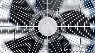 Looping Animation of Rotating HVAC Cooling Ventilation Unit Stock Video ...