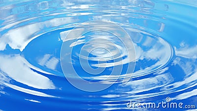 Looping 3D Animation of the Ripples on a Water Surface Stock Video ...