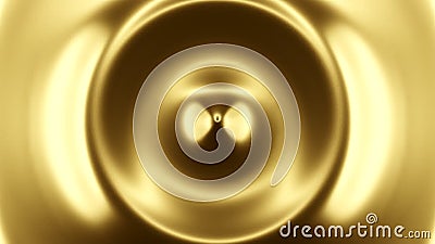 Looping 3D Animation of the Waving Textured Liquid Gold Surface. 3d ...