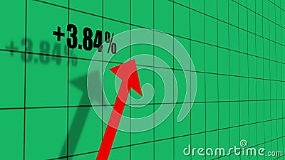 Looping Perpetual Growth Chart Stock Footage - Video of growth, concept ...