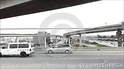 Los Angeles, California: the Century Freeway I-105, Interstate 105 ...