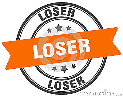 Loser Stamp. Loser Label On Transparent Background. Round Sign Cartoon ...