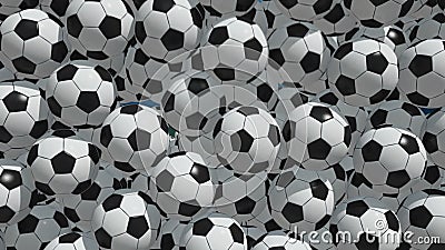 Falling soccer balls stock video. Video of champion - 119812643