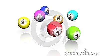 Lottery balls falling stock footage. Video of casino - 39905244