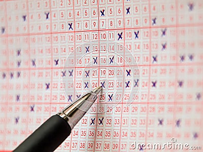 Lottery Slip Royalty Free Stock Images - Image: 8006619