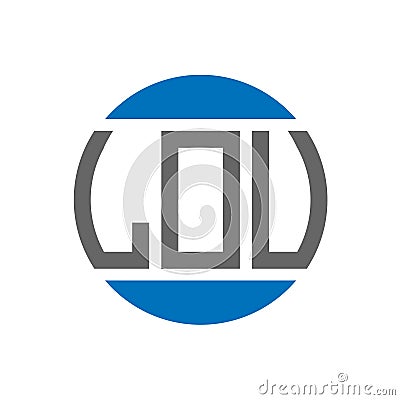 LOU Letter Logo Design On White Background. LOU Creative Initials ...