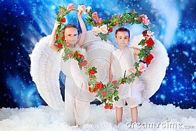 Love Angels Stock Images - Image: 12791484