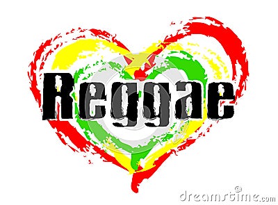 We Love Reggae Music Royalty Free Stock Photography - Image: 17544597