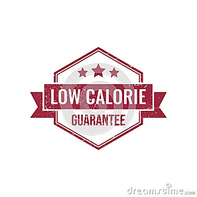 Low Calorie Label Or Sticker Vector Image | CartoonDealer.com #265729963