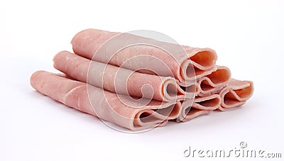 Low Sodium Deli Ham Slices Stock Photography - Image: 12608172