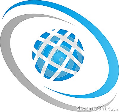 Earth Ball Logo, Earth Logo, Transportation And Logistics Logo Vector ...