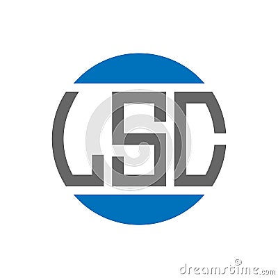 LSC Letter Logo Design On White Background. LSC Creative Initials ...