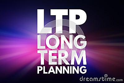 LTP - Long-Term Planning Acronym, Health Concept Background Royalty ...