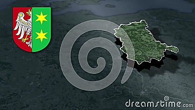 Lubusz - Physical Map of the Globe Animation Map Stock Video - Video of ...