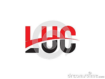 LUC Letter Initial Logo Design Cartoon Vector | CartoonDealer.com ...