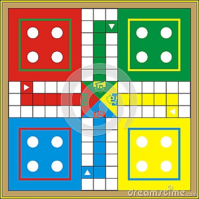 Ludo-Print & Gift Or Play Stock Photography - Image: 4433972