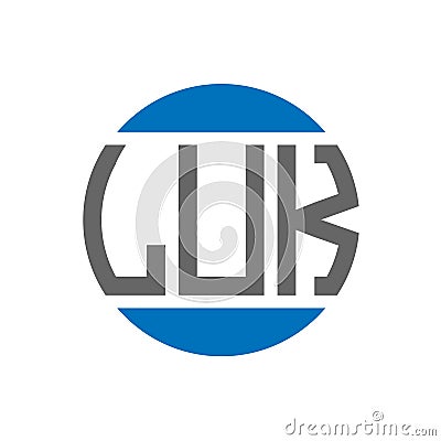 LUK Letter Logo Design On White Background. LUK Creative Initials ...