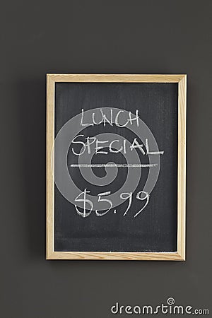 Lunch Special. Menu Sign Royalty Free Stock Photography - Image: 22632357