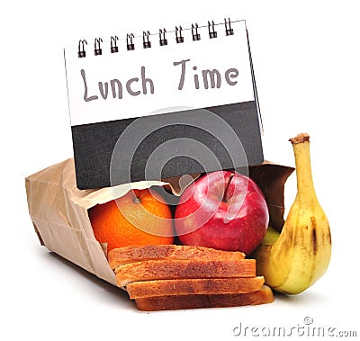 Lunch Time - Clipping Path Stock Photography - Image: 10589212