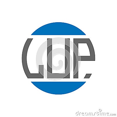 LUP Letter Logo Design On White Background. LUP Creative Initials ...