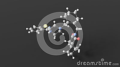 Lurasidone Molecular Structure, Antipsychotic Medication, Ball And ...